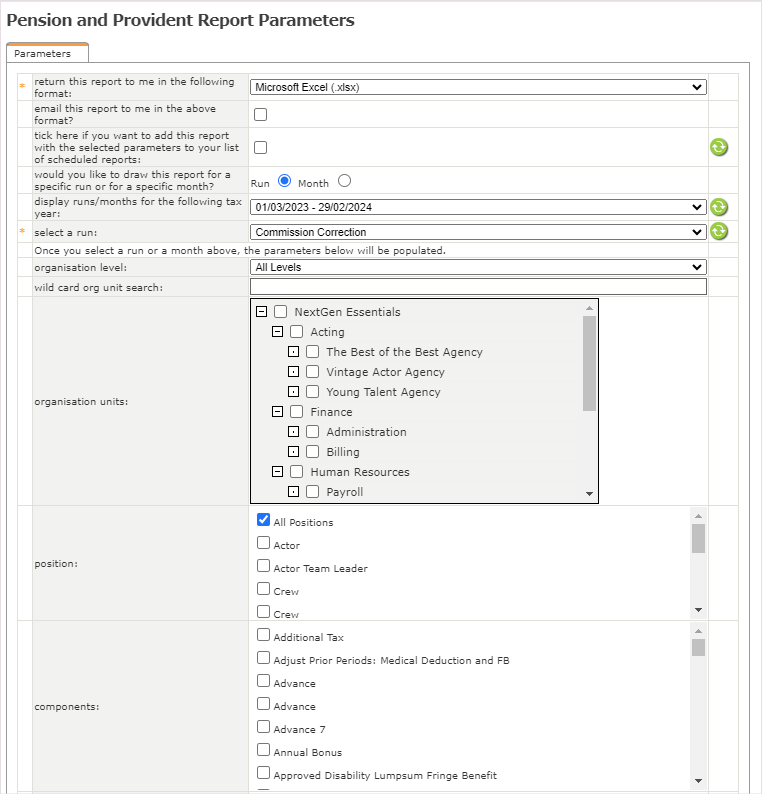 Frequently Used Reports